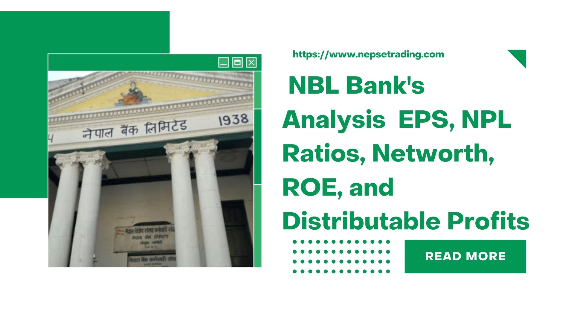 Nepal Bank Limited (NBL): Addressing the Downward Trends in EPS, NPL ...