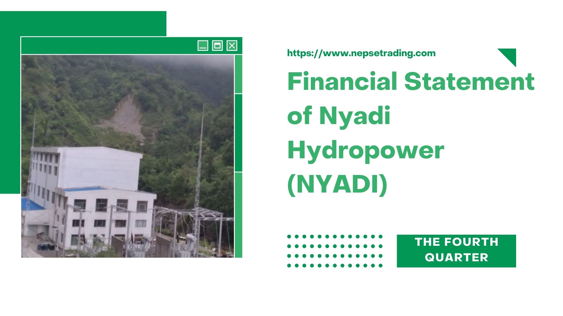 Financial Statement of Nyadi Hydropower (NYADI) - NEPSE Trading
